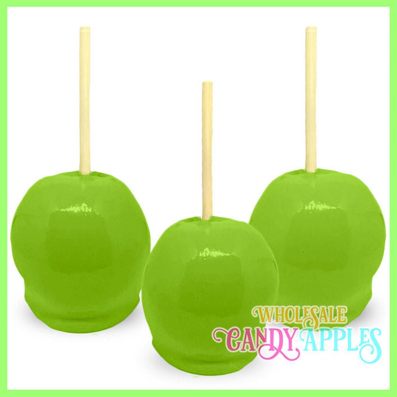 DIY Apple Kit-lime Green Plain Candy Apple - Etsy