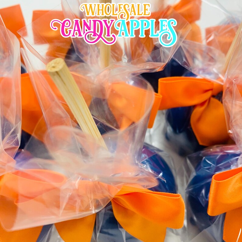 Royal Blue Plain Candy Apples- 12 per Set/ 1 Dozen - Etsy