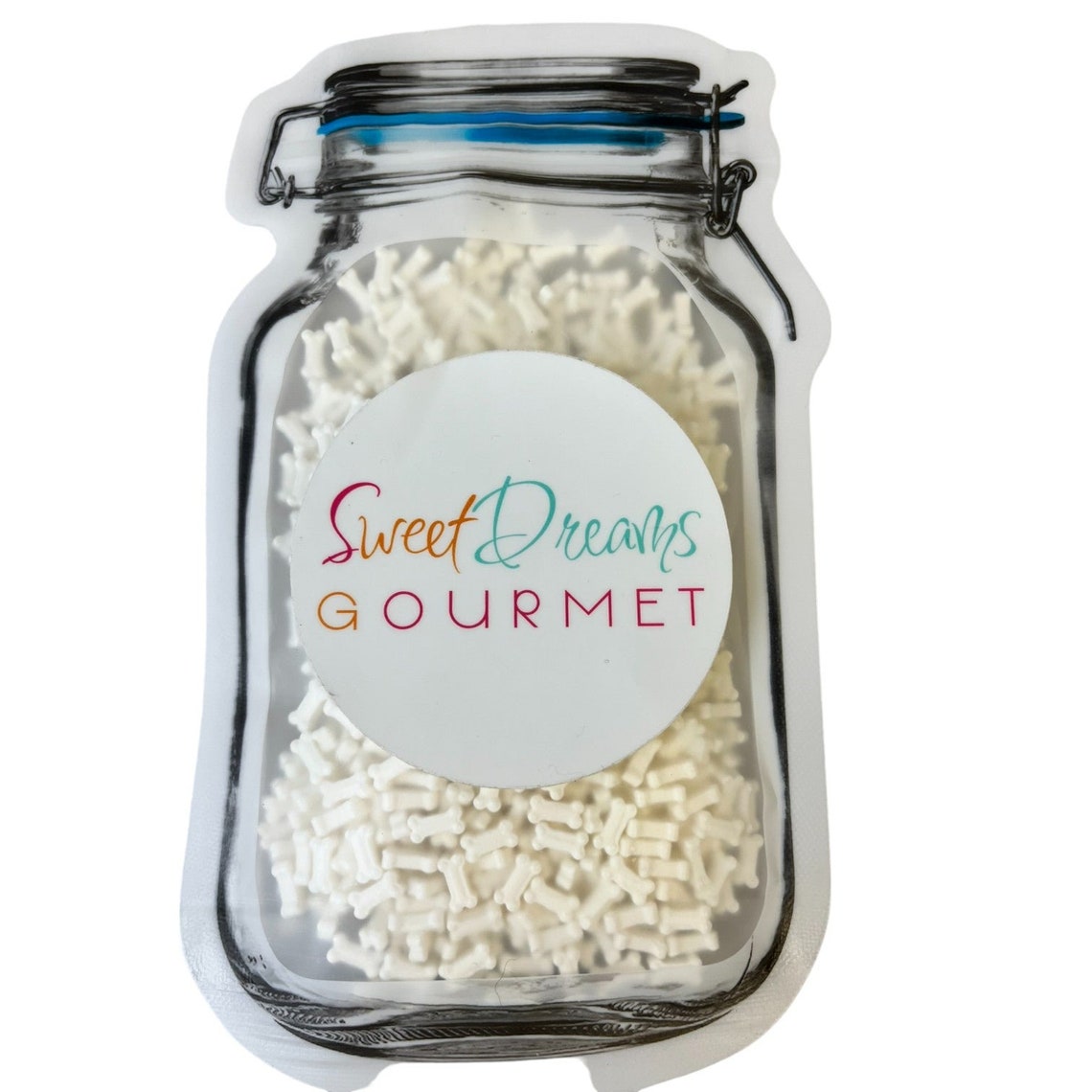 Bone Shaped Thick Sprinkles- White - Etsy