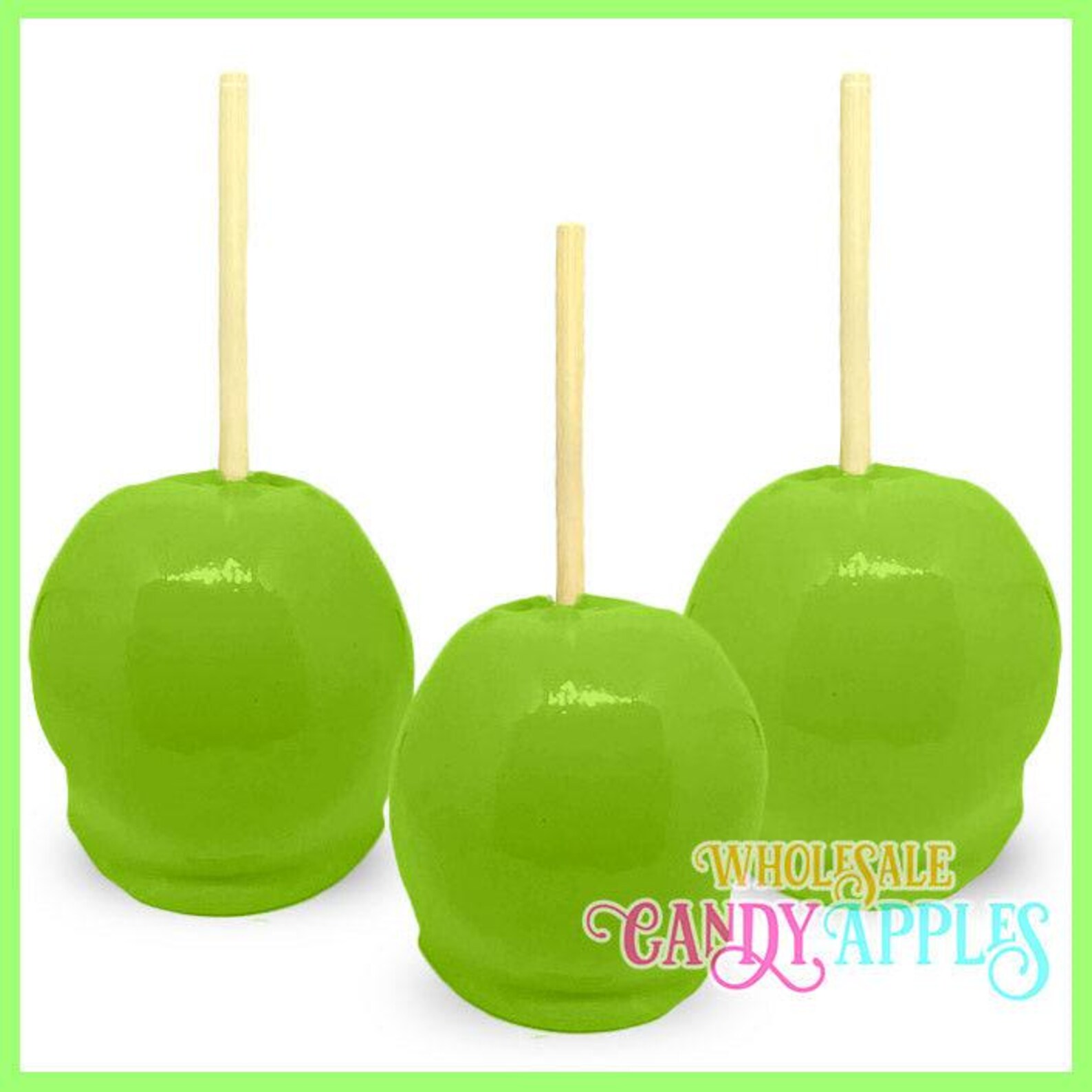 DIY Candy Apple Mix Kit-lime Green Plain Candy Apple - Etsy