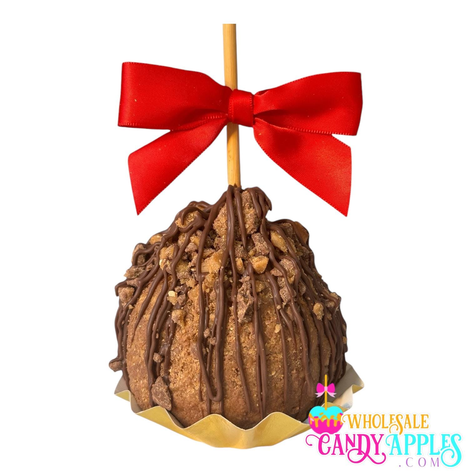 Holiday 6 Pack- Large Gourmet Caramel Apples Gift Set - Etsy
