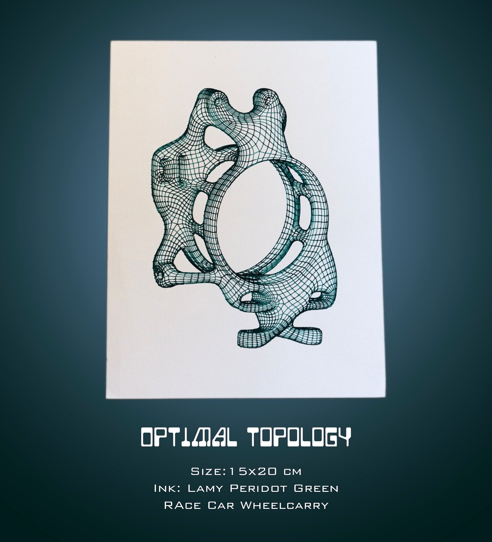 Optimal Topology Penplot Lineart Wallart Technical Drawing - Etsy