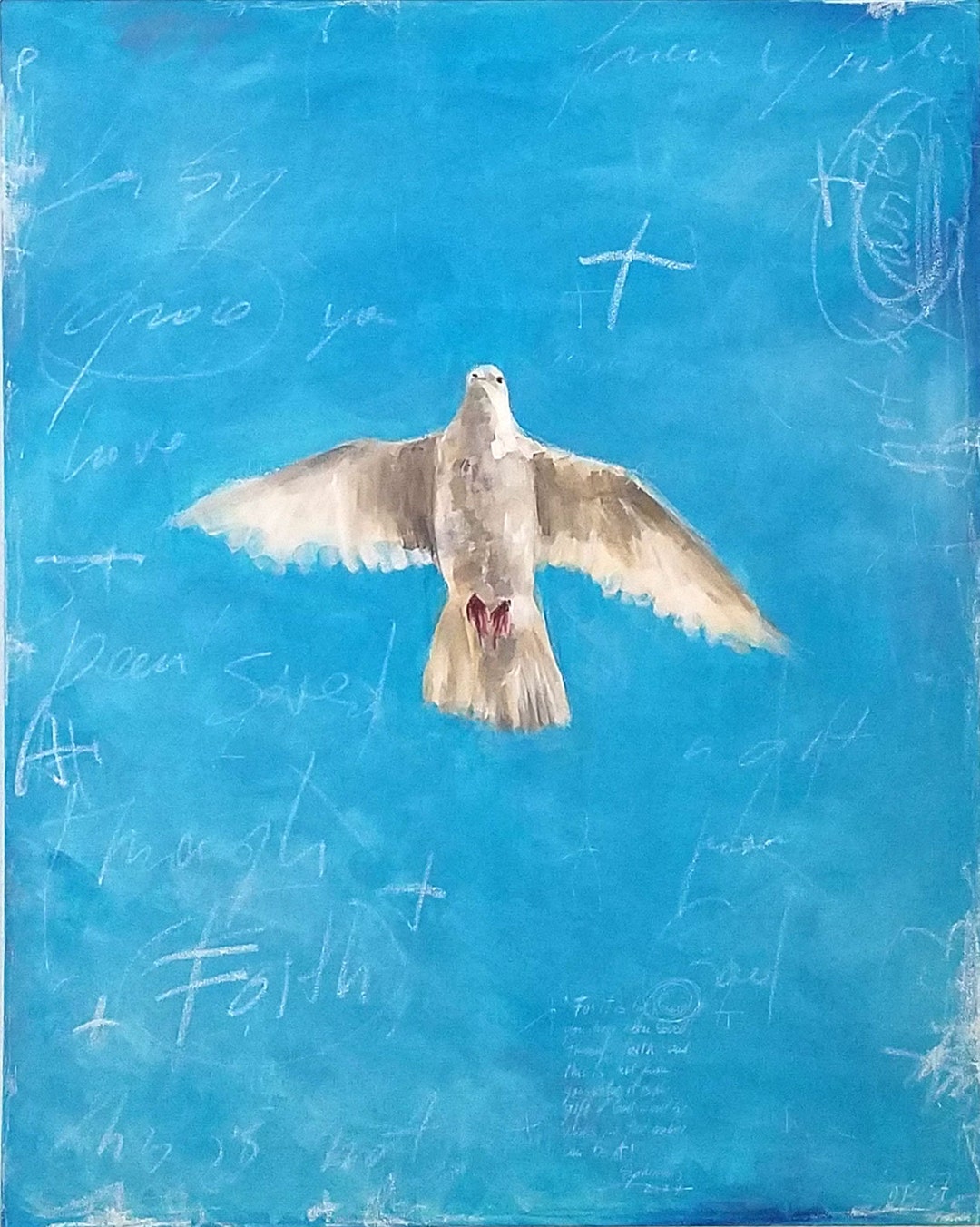 By Grace - Original Acrylic Painting - Etsy