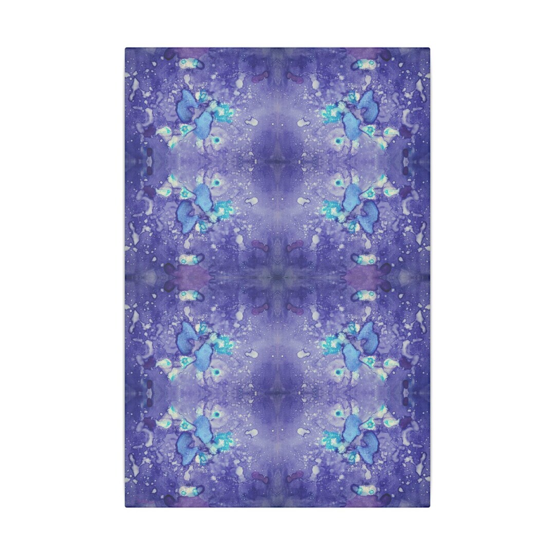 Pleiadian Dreams, Pleiades, Stars, Abstract Matte Canvas Print ...