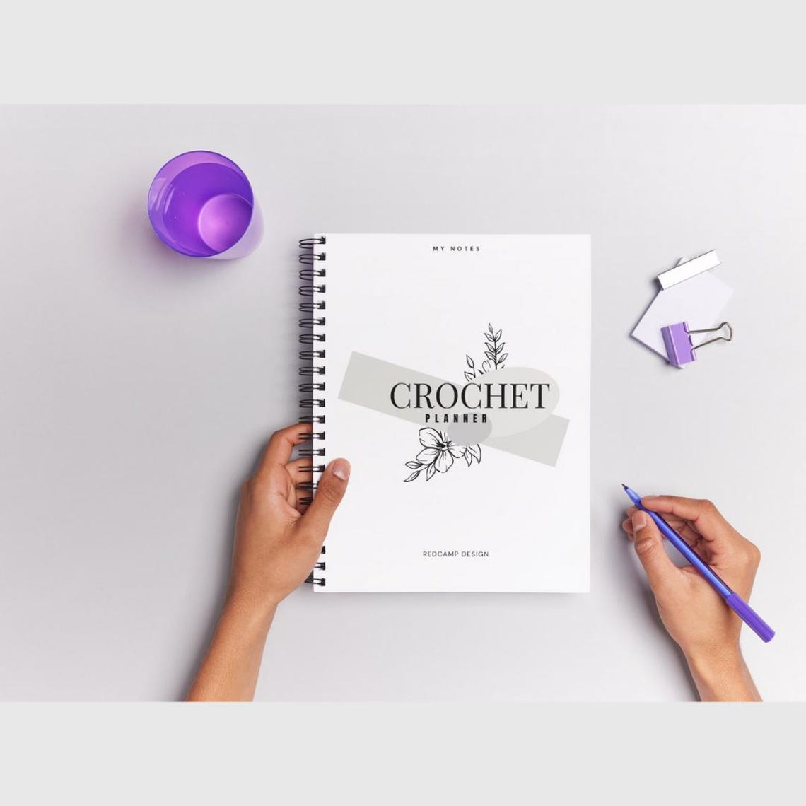 CROCHET PLANNER- Crochet Planner PDF, Printable Crochet Planner ...