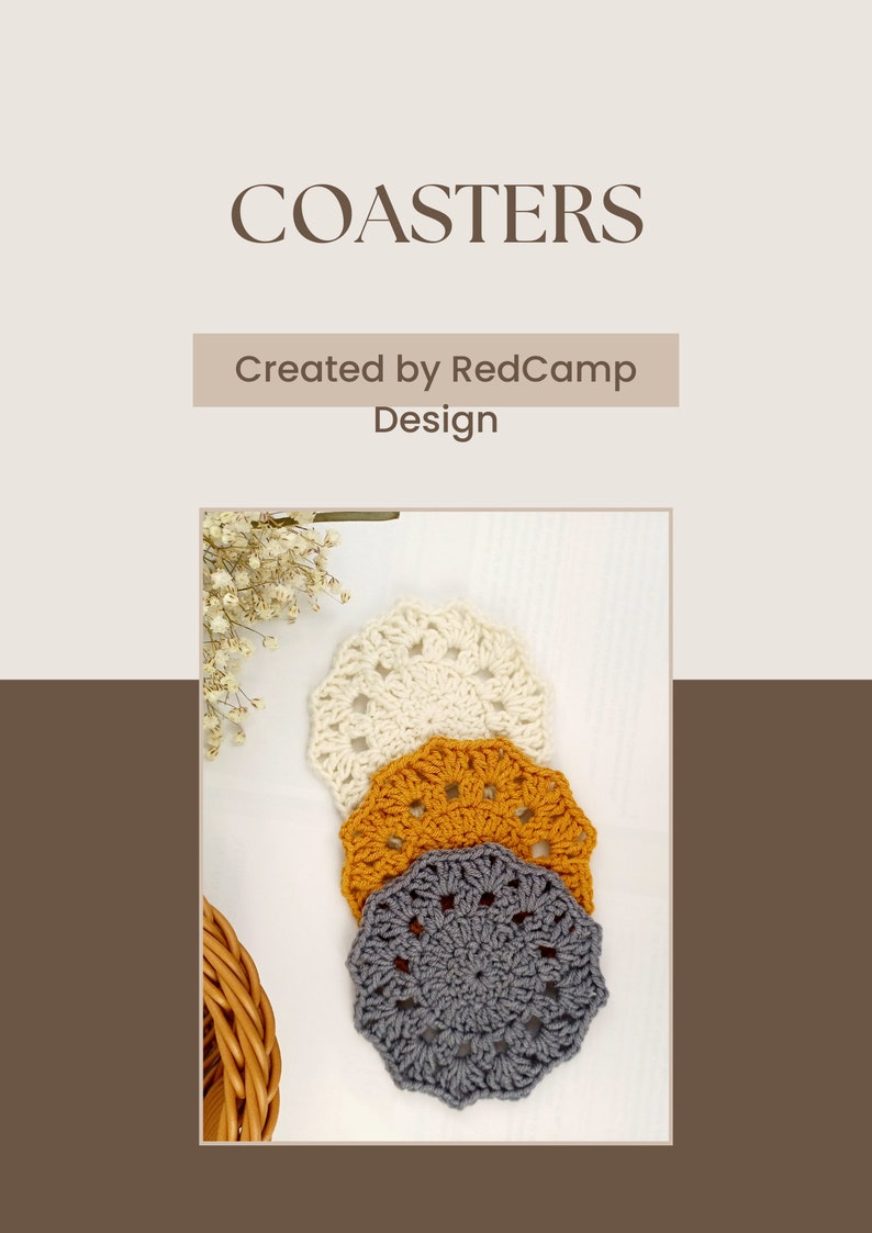 Coaster Crochet Pattern: Easy Beginner Home Decor (PDF Pattern - Etsy