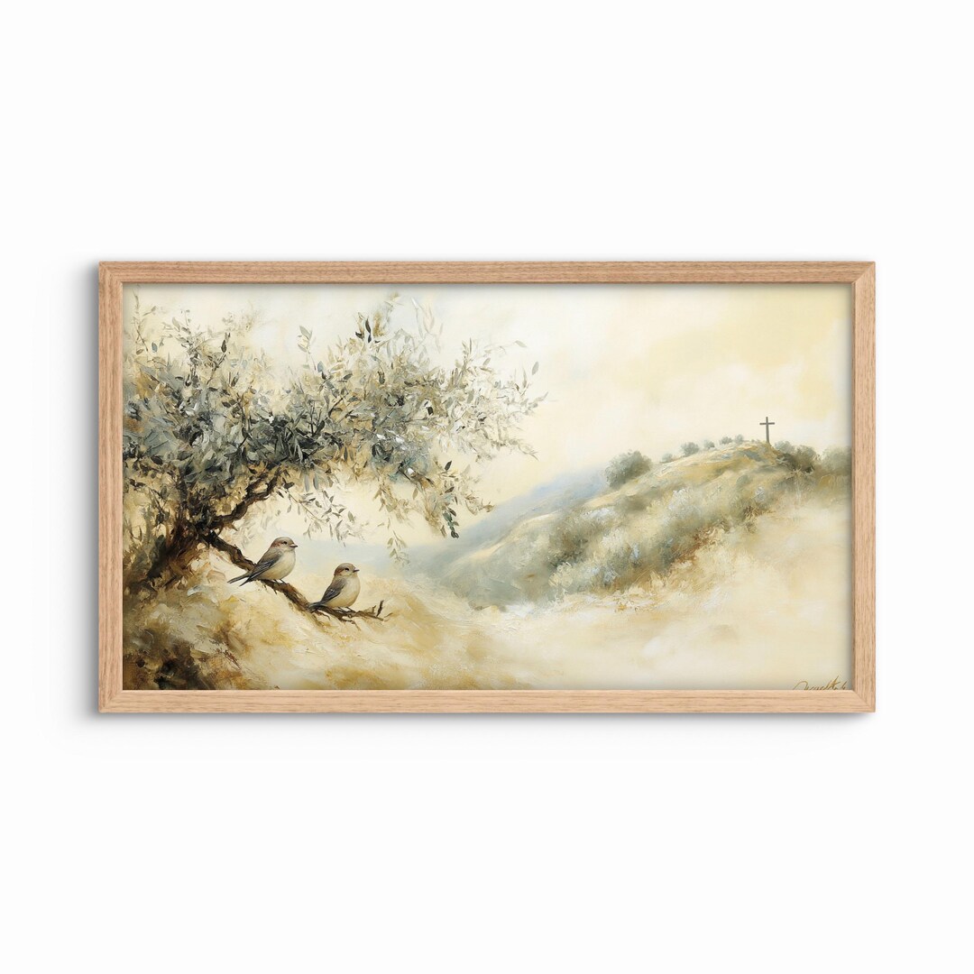 Sparrows and Cross Christian Art: Easter Digital Download - Etsy