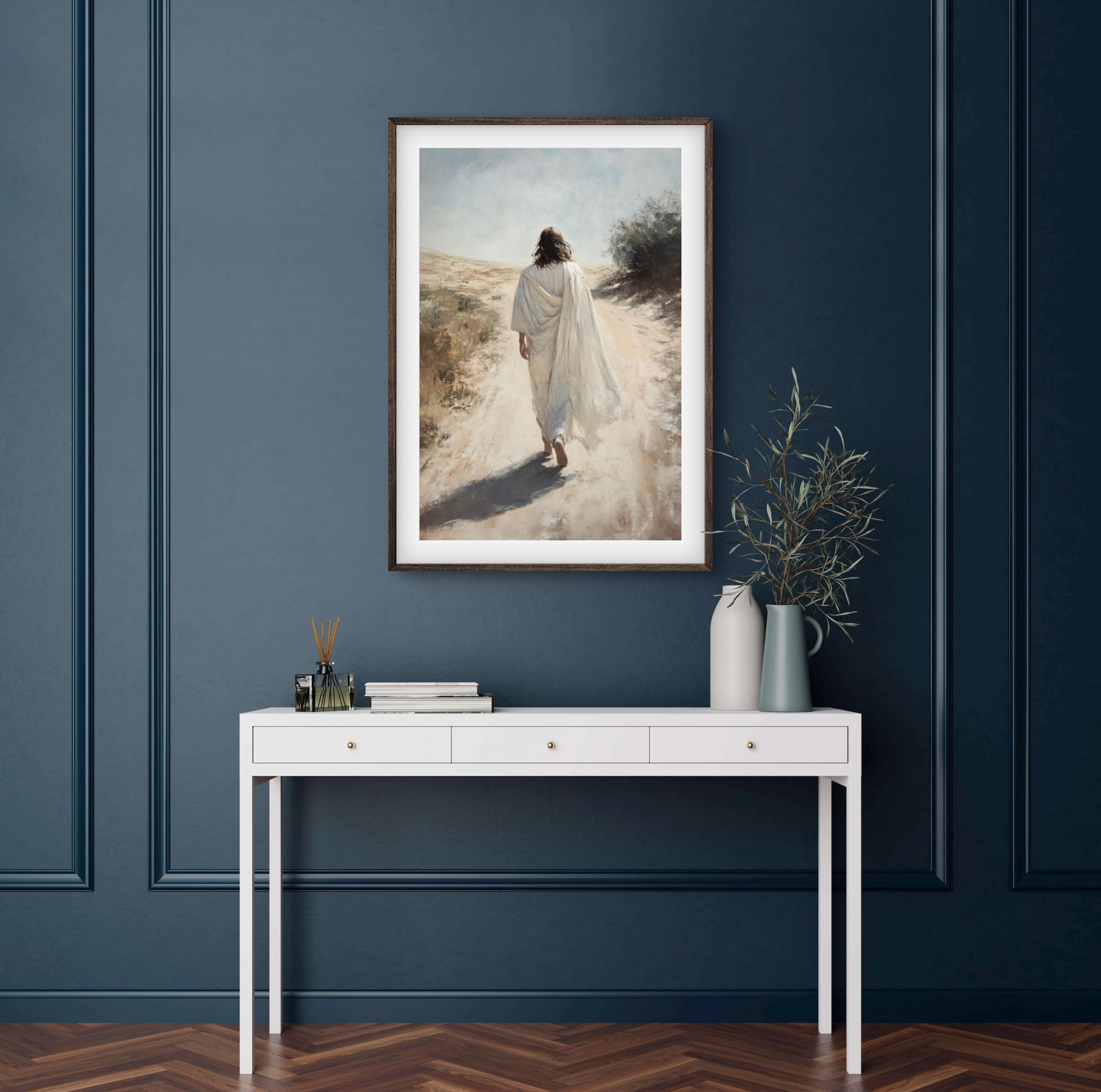 Jesus Christ Narrow Road | Spring Prints | Resurrection | Easter Art ...