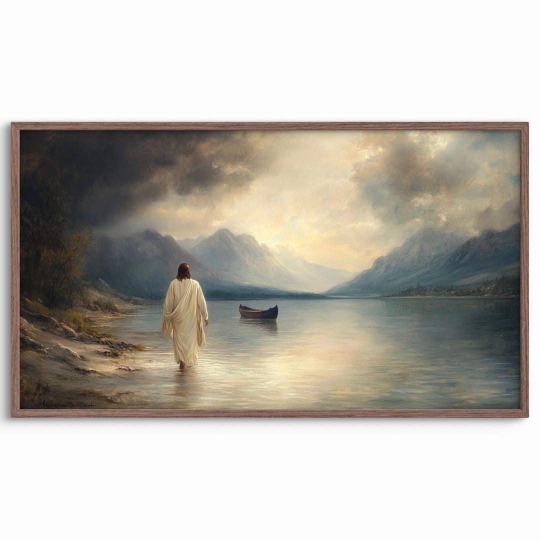 HE Calms the Seas | Christian Art | Jesus Christ | Calms Our Fears ...