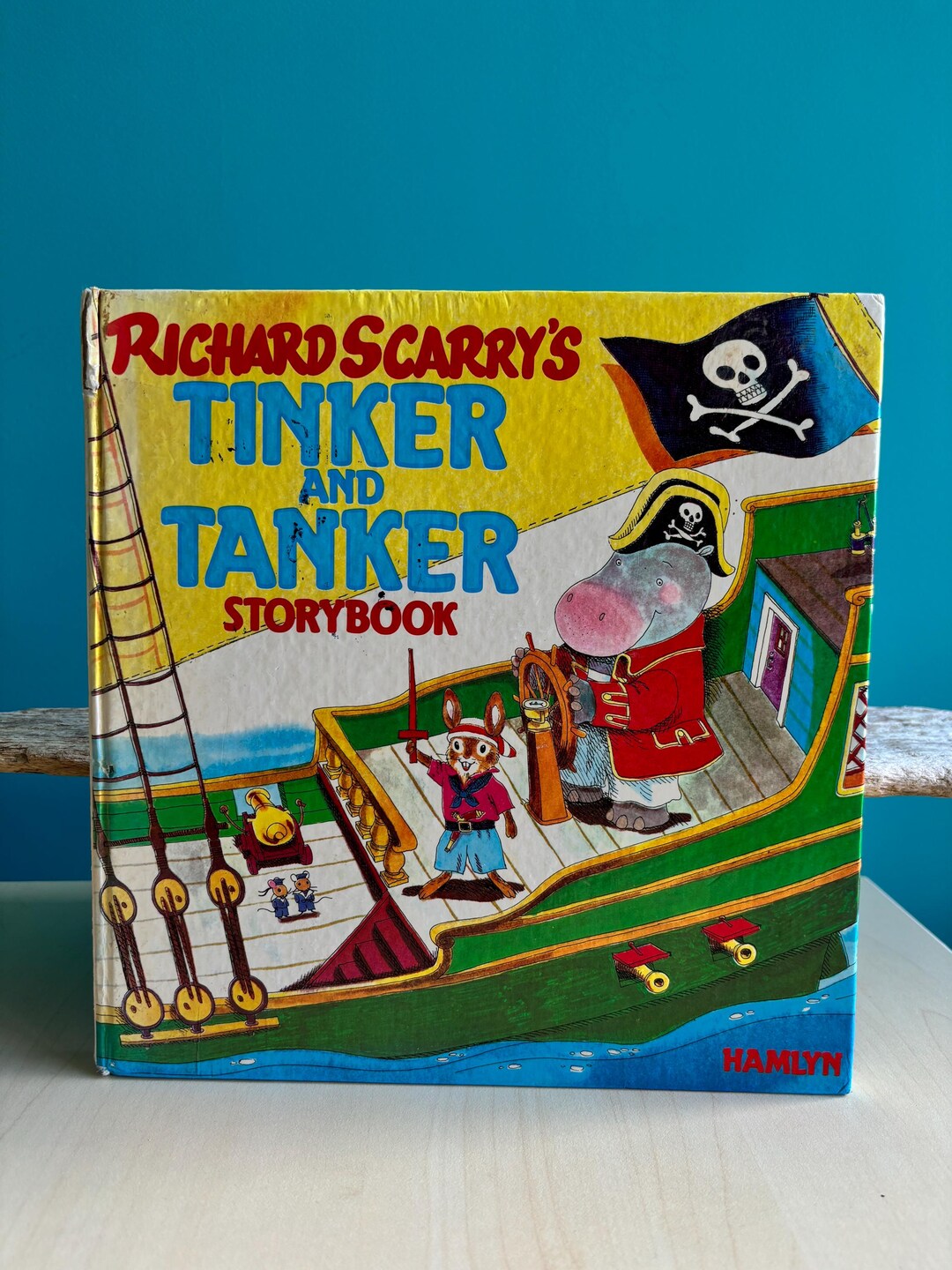 Richard Scarrys Tinker and Tanker Storybook 1983 Vintage Illustrated ...