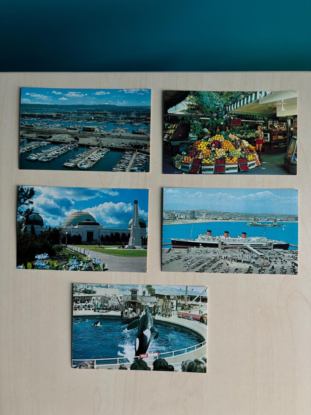 Los Angeles 1970s Postcards, Vintage California, Lot of 5 Postcards ...