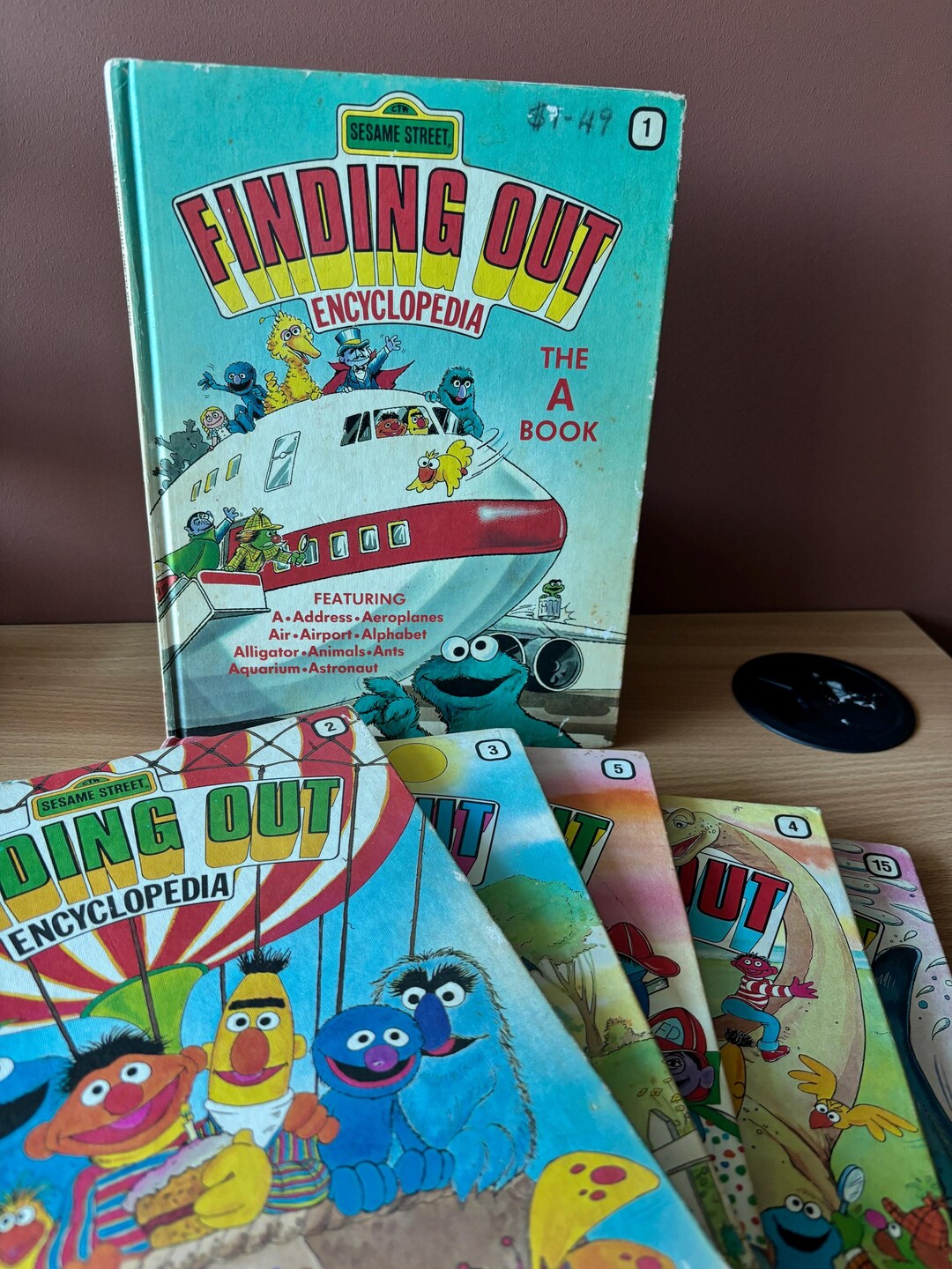 Sesame Street Finding Out Encyclopedia Volumes 1,2,3,4,5,15 1982, 1980s TV Series - Etsy
