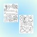School Subjects Coloring Pages PDF Digital Download Printable Coloring ...