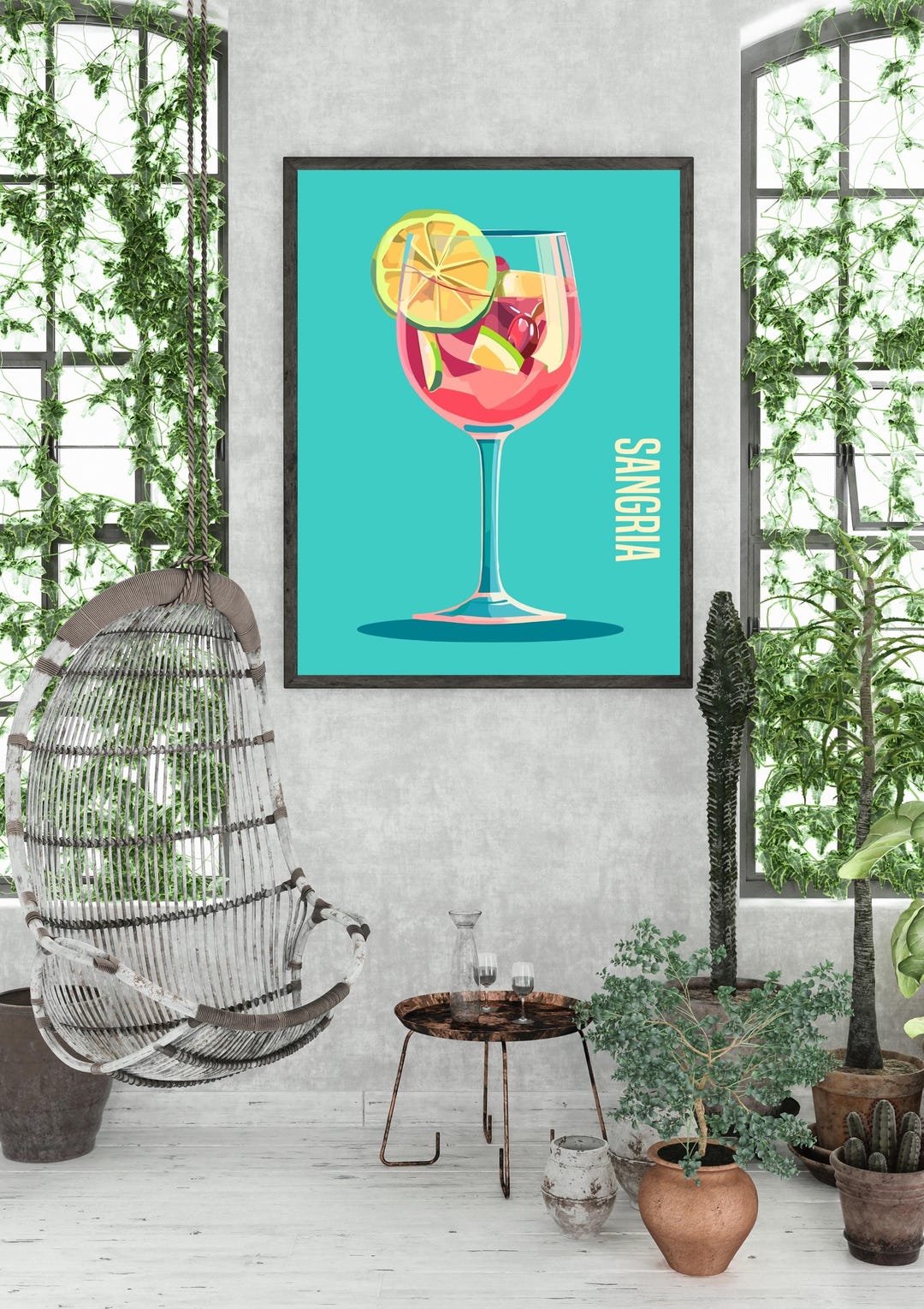 Spanish Sangria Wall Art Posters, Wall Decor, Digital Download, Spanish ...