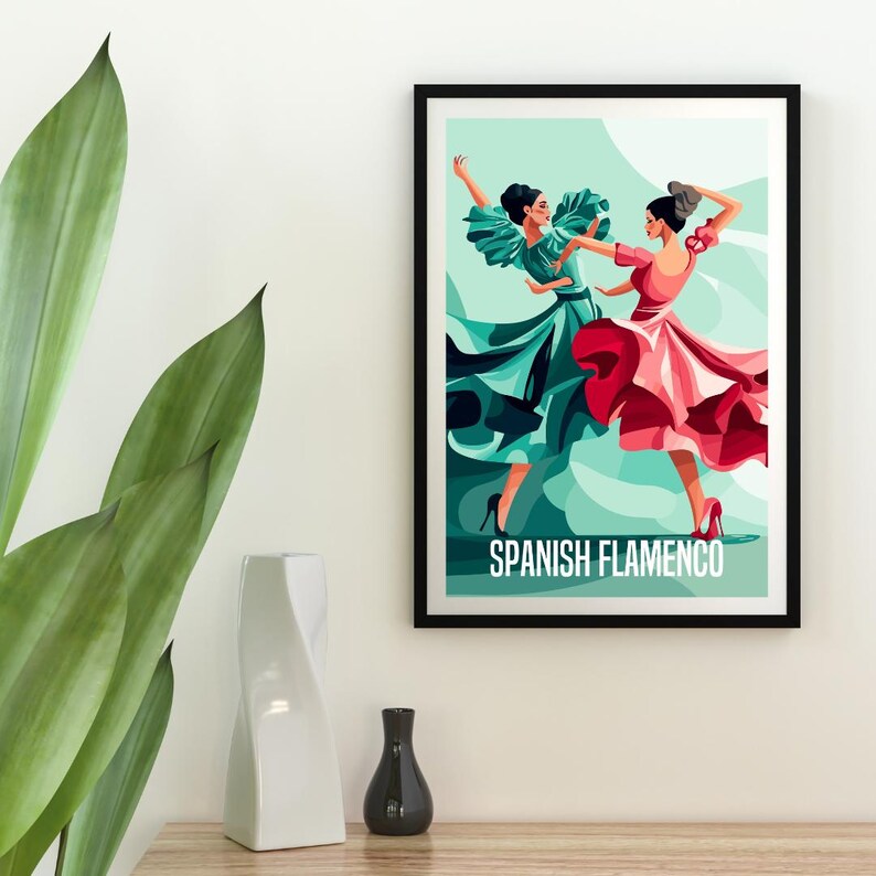 Spanish Flamenco Wall Art Posters, Wall Decor, Digital Download ...