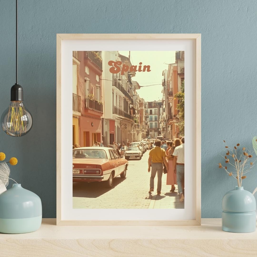 Vintage Spanish Prints - Wall Art Posters, Cafe Wall Decor, Restaurant ...