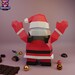 3D Santa Claus Papercraft Template: Low Poly Christmas Decor (PDF, SVG ...