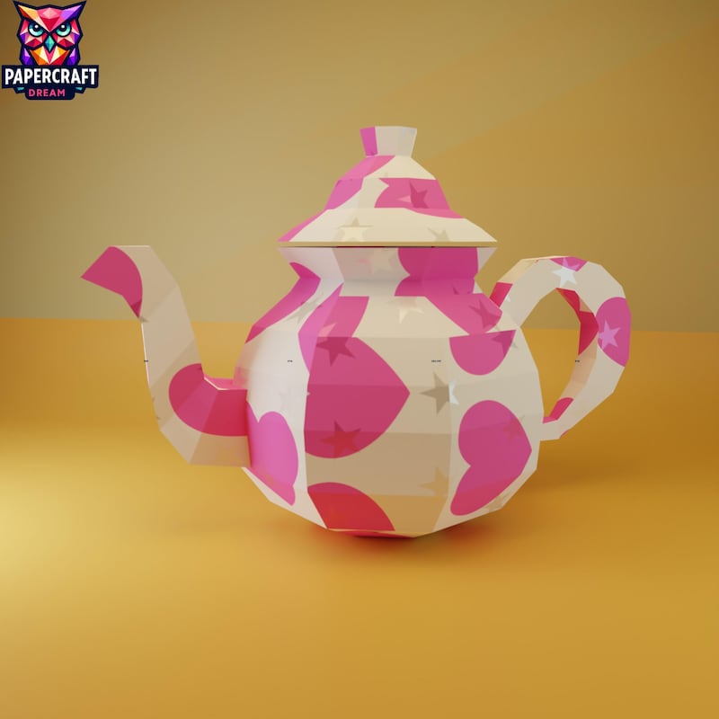 Paper Teapot - Etsy