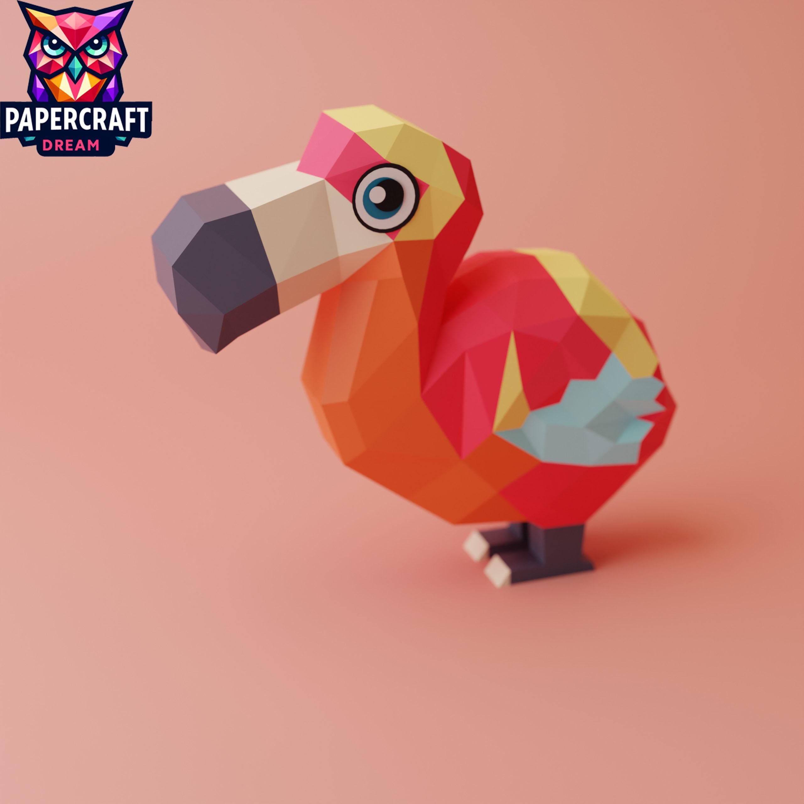 Dodo Papercraft Template - DIY Dodo Bird Decor, Dodo Art, Printable PDF ...