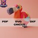 Dodo Papercraft Template - DIY Dodo Bird Decor, Dodo Art, Printable PDF ...
