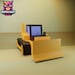 Bulldozer 3D Papercraft – DIY Low Poly Model (pdf, Svg, Dxf) - Etsy