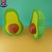 Avocado Fruit 3D Papercraft–diy Avocado Template,low Poly Avocado ...