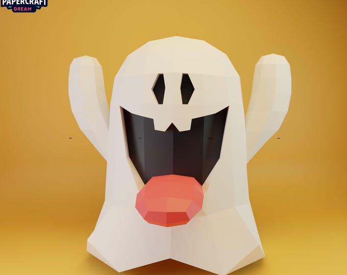 Cute Papercraft Ghost - Template - Etsy Canada