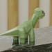 Baby Brachiosaurus Dinosaur Papercraft Template (PDF, SVG, DXF) - Etsy