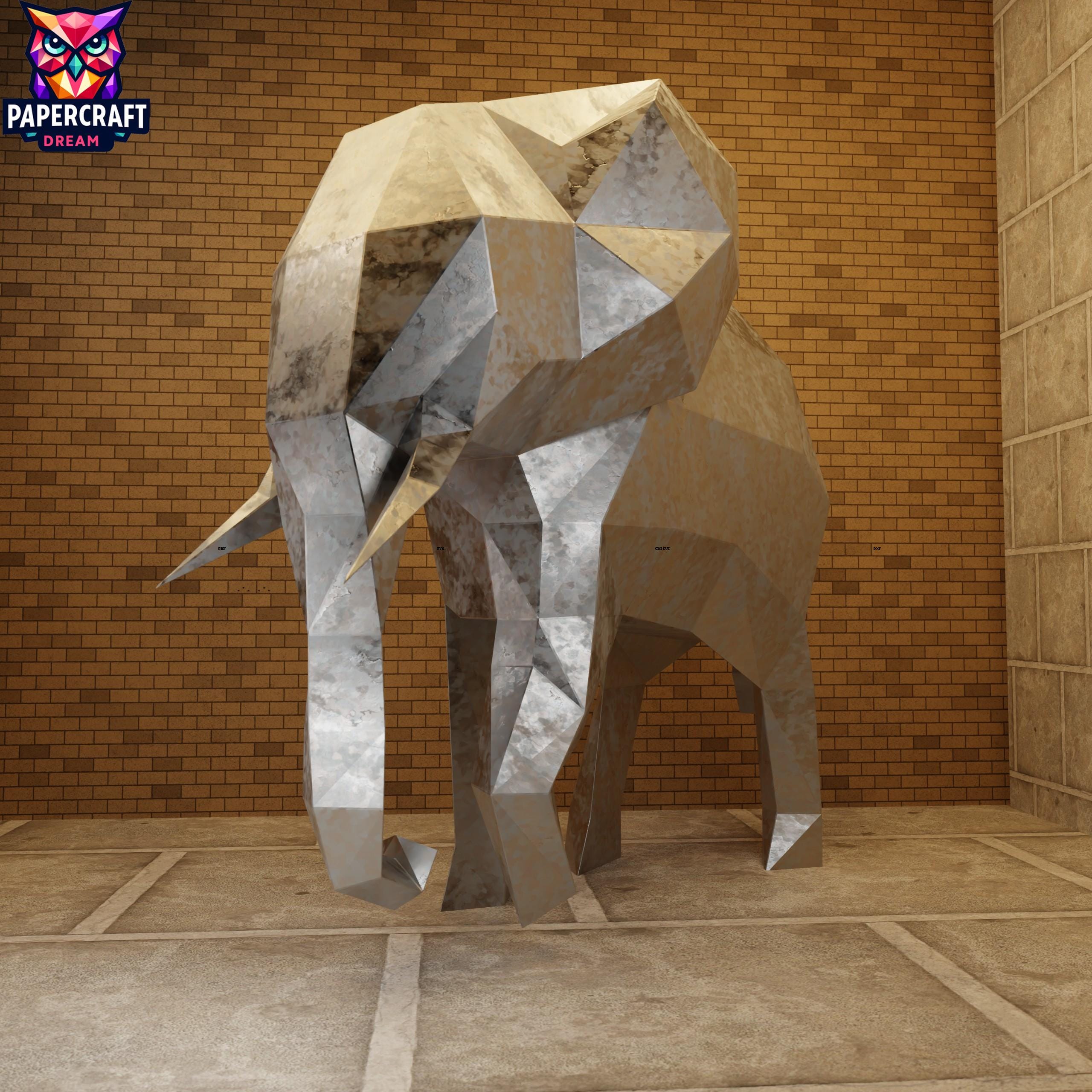 Elephant 3D Welding Template – DIY Metal Sculpture (pdf, Svg, Dxf) - Etsy
