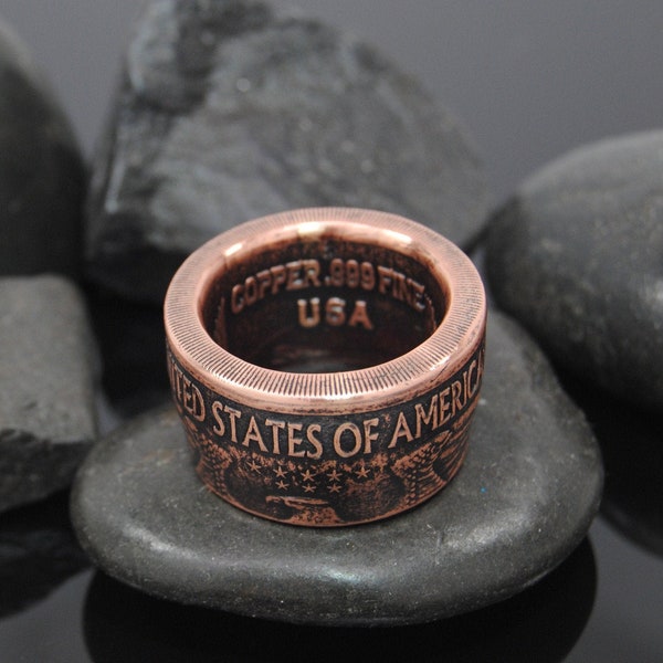Mens Coin Ring - Etsy