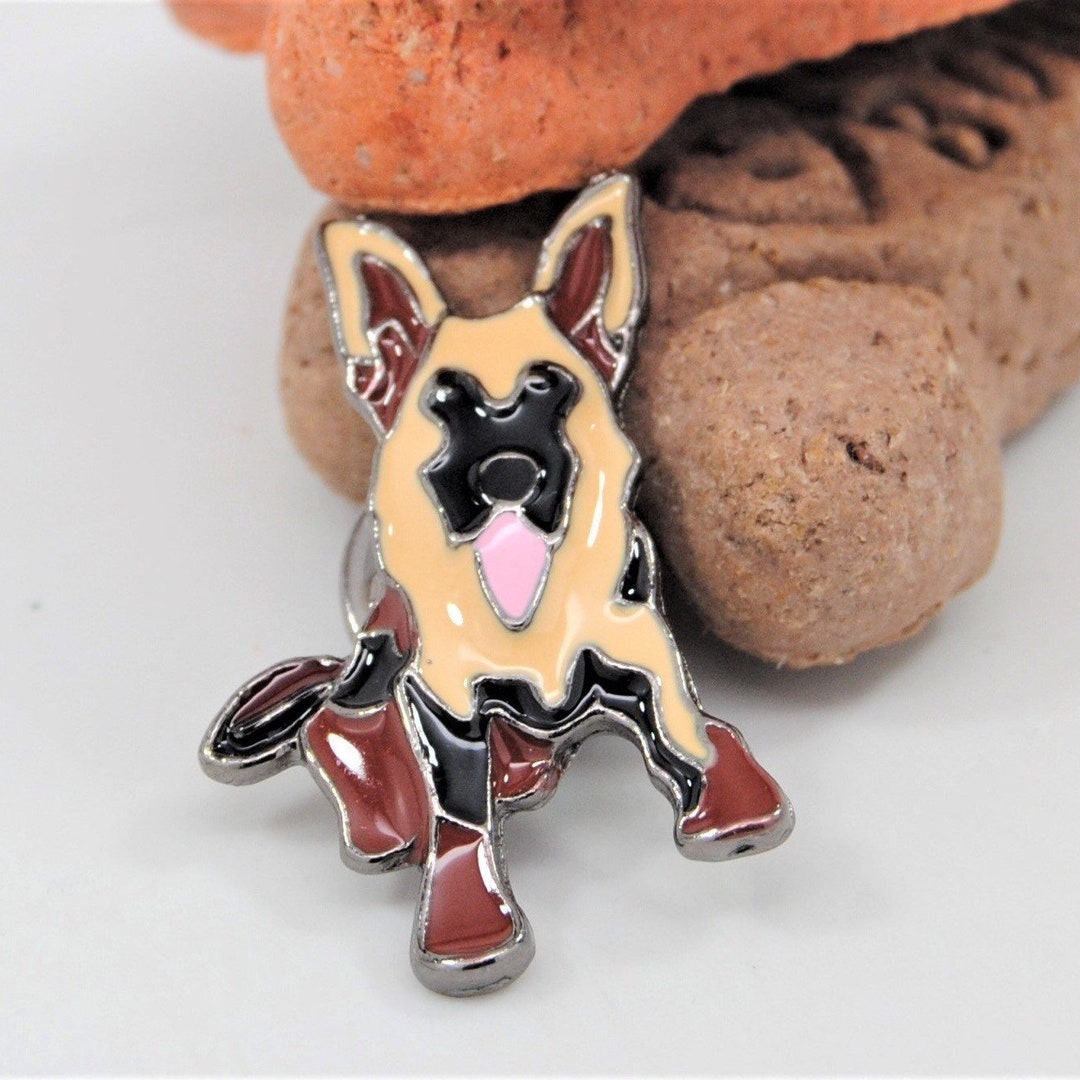 German Shepherd Pin || German Shepherd Tie Tack || Shepherd Fashion ...