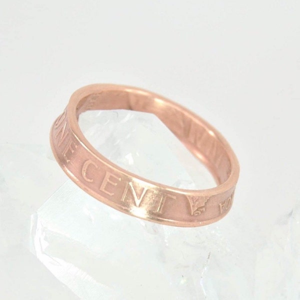 Copper Penny Ring - Etsy