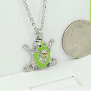 Frog Ashes Keepsake With Murano Glass, Wildlife Cremation Jewelry Pet ...