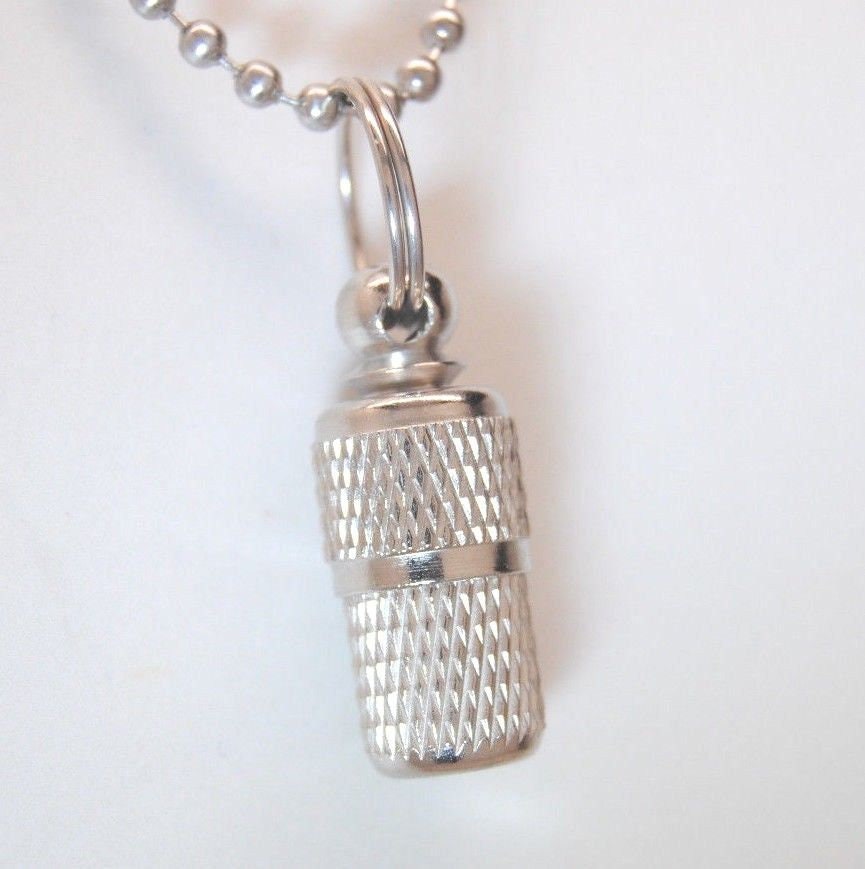 Unisex Ashes Jewelry Capsule Urn Necklace Discreet - Etsy