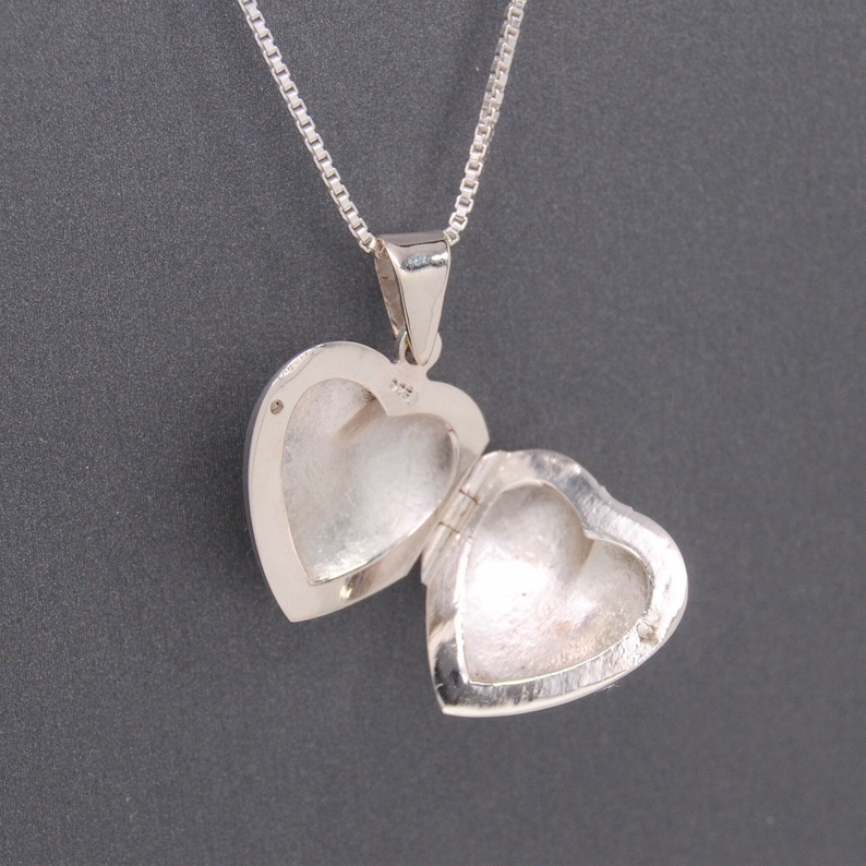 Picture Locket in Real 925 Sterling Silver Holiday or | Etsy