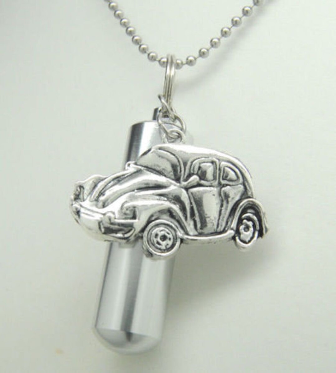 Volkswagen Cremation Jewelry, VW Bug Urn Necklace, Car Lovers Sympathy ...