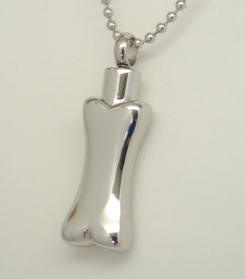 Dog Bone Urn Necklace Dog Ashes Holder Jewelry Chain - Etsy