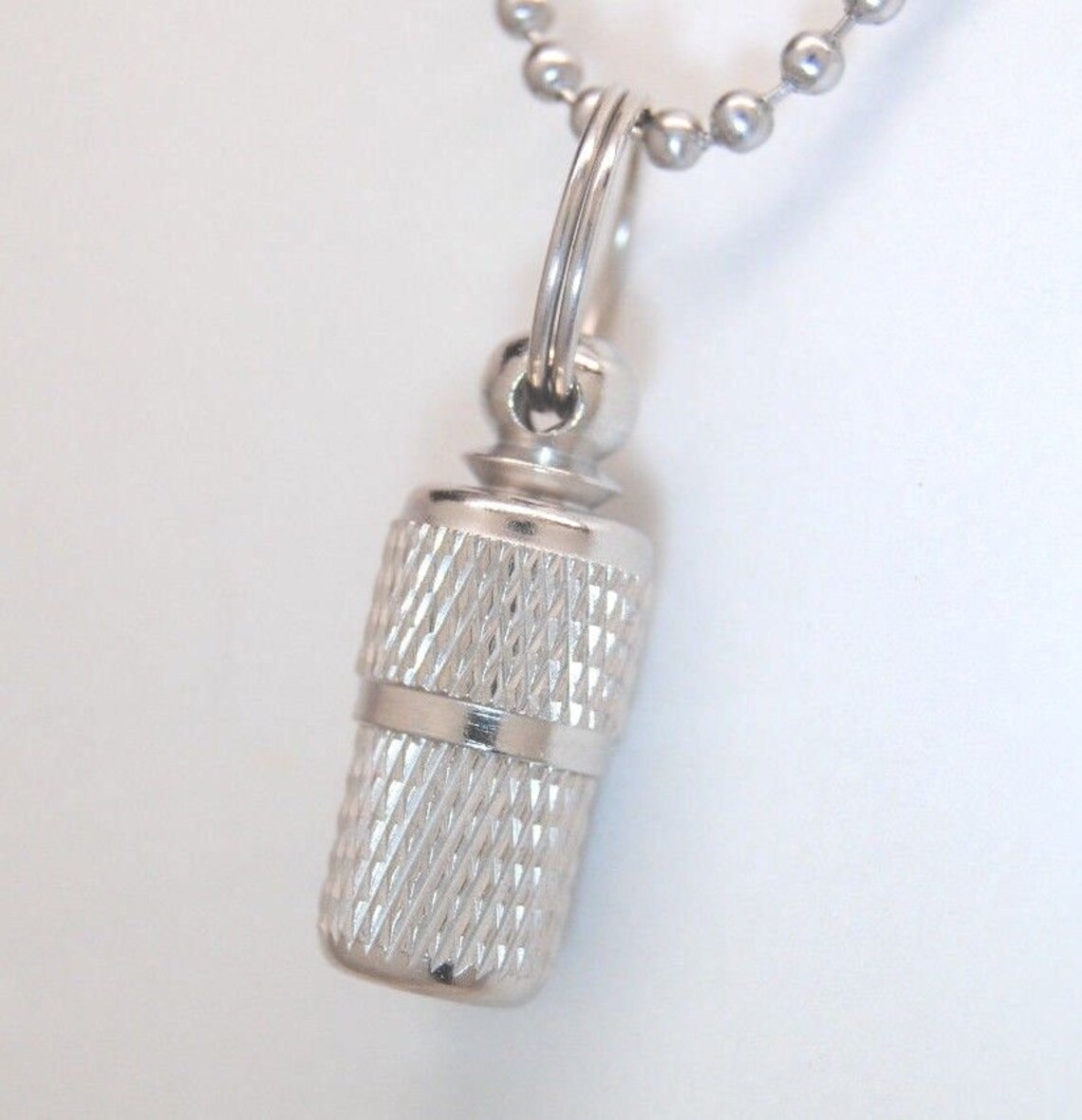 Unisex Ashes Jewelry Capsule Urn Necklace Discreet - Etsy