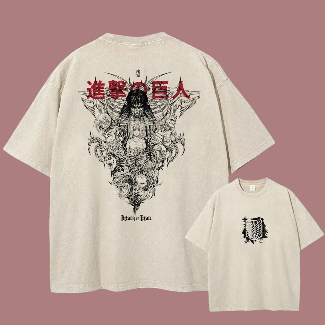 Vintage Attack on Titan Shirt, Eren Yeager AOT Sweatshirt, Anime Shirt ...