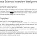 Data Science Job Interview Template Auto Machine Learning Template Tech ...