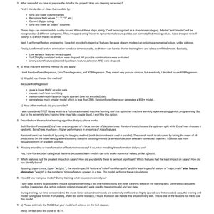 Data Science Job Interview Template Auto Machine Learning Template Tech ...