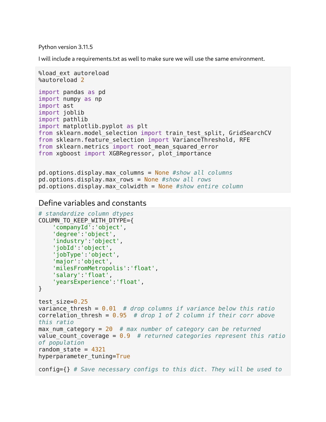 Data Science Job Interview Template Auto Machine Learning Template Tech ...