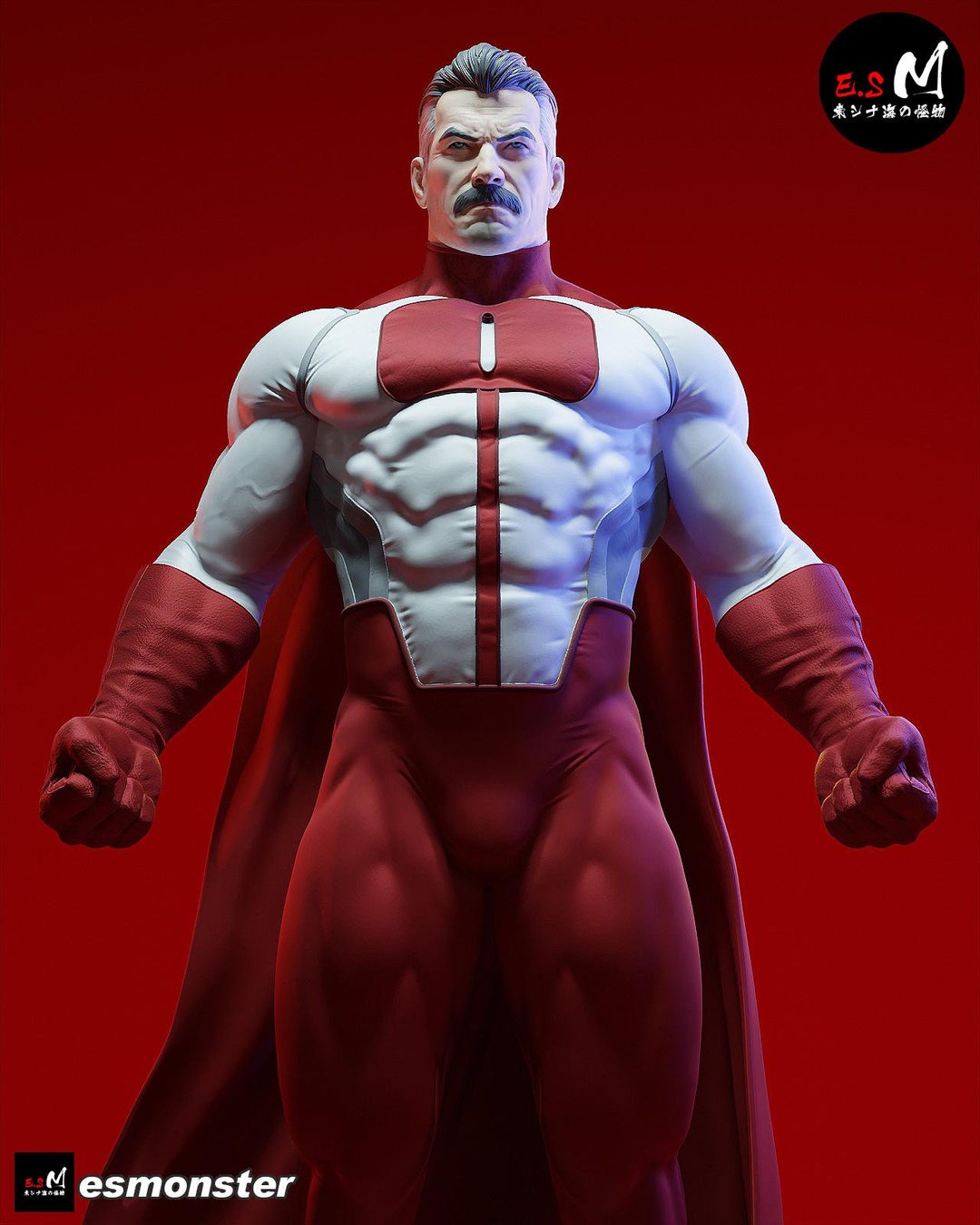 Omni-man Statue - Invincible Figure | Hand-painted Viltrumite ...