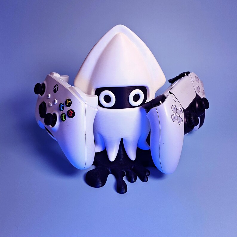 Mario Kart Inspired Game Controller Blooper Ink Squid Decor for Gamer ...