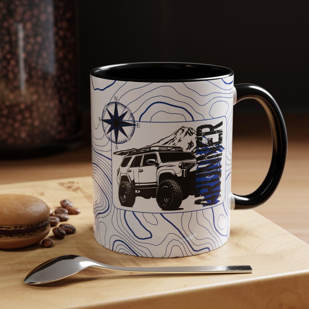 Toyota 4runner Coffee Mug: Off-road Adventure Map, Explorer Gift - Etsy