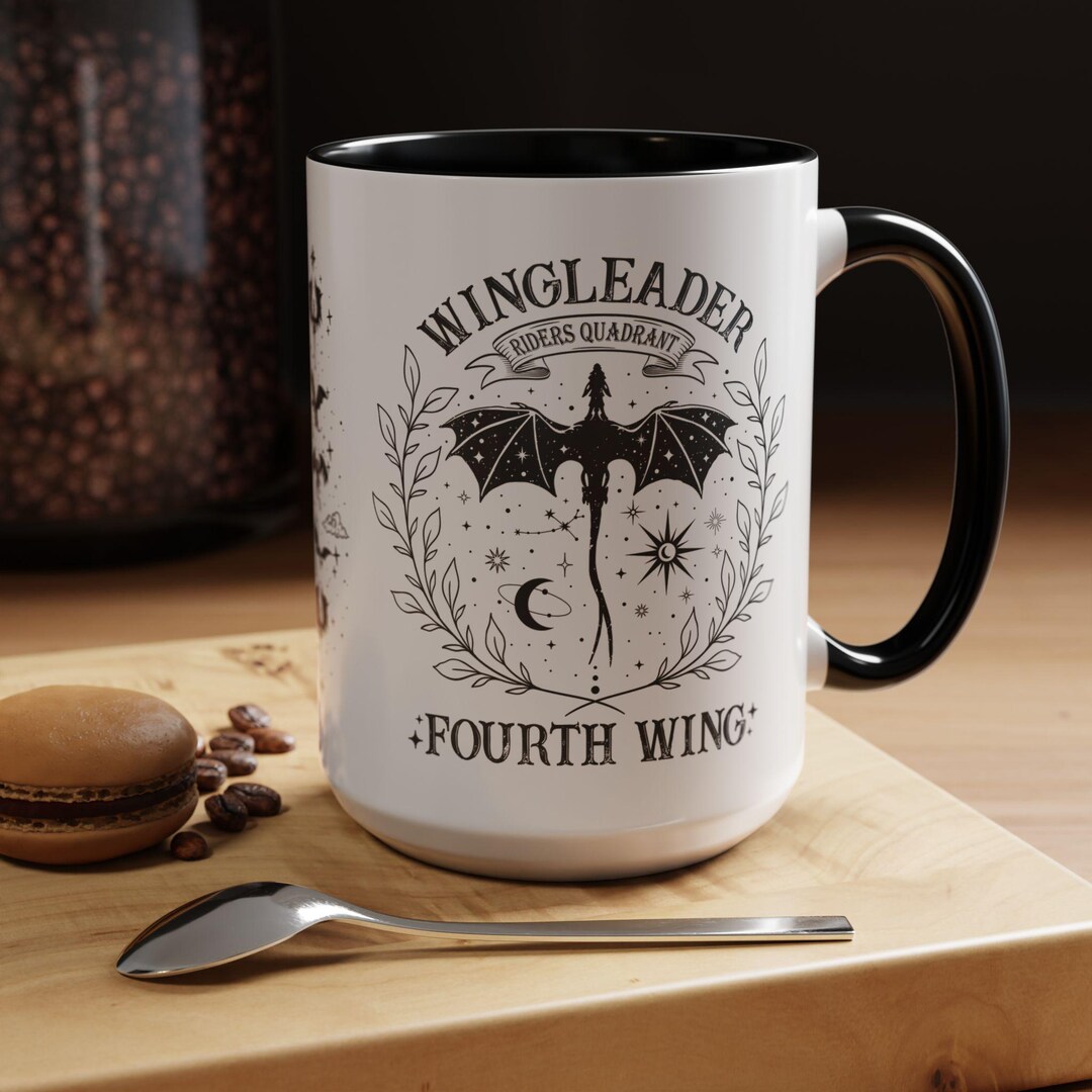 Fourth Wing Mug: Onyx Storm Basgiath War College Cup - Etsy