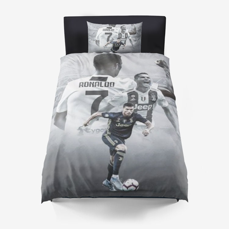 Ronaldo Bedding Set Football Bedcovers Ronaldo Blanket Pillow Soccer ...