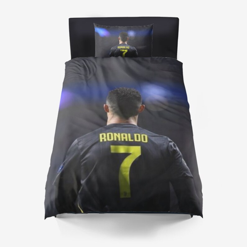 Ronaldo Bedding Set Football Bedcovers Ronaldo Blanket Pillow Soccer ...