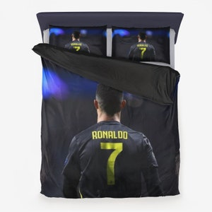 Ronaldo Bedding Set Football Bedcovers Ronaldo Blanket Pillow Soccer ...