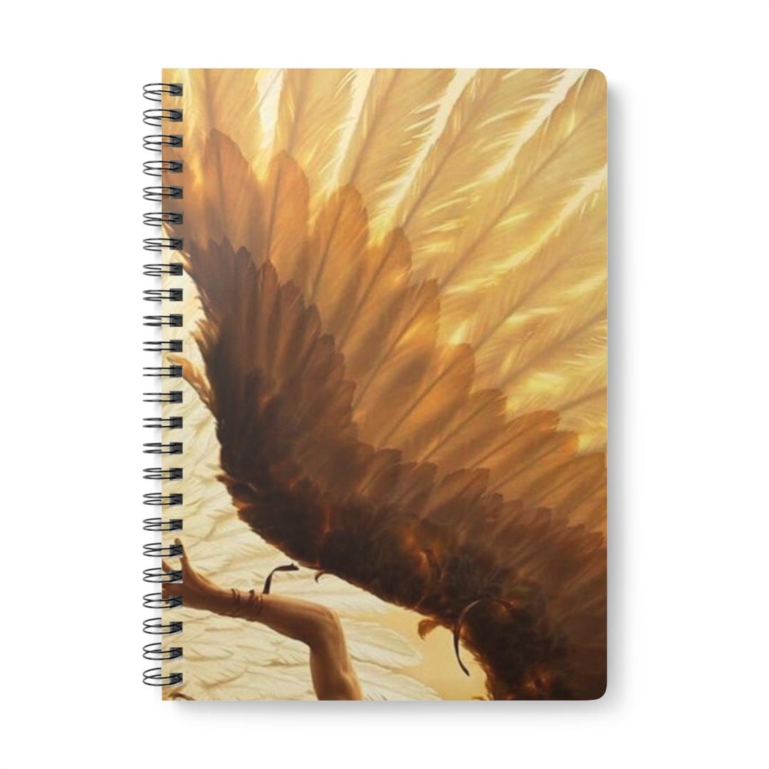 Falling Angel Greek Mythology Wirobound Softcover Notebook, A5 - Etsy